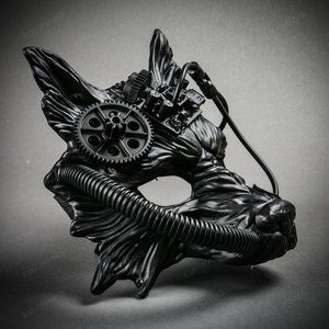 ILOVEMASKS | Accessories | Halloween Face Steampunk Air Gas Wolf Mask ...